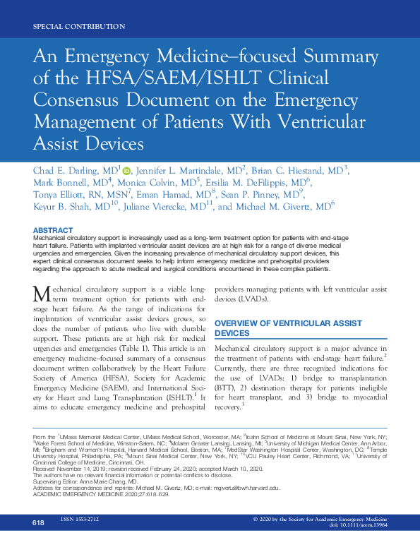 (PDF) An Emergency Medicine–focused Summary of the HFSA/SAEM/ISHLT Clinical Consensus Document ...
