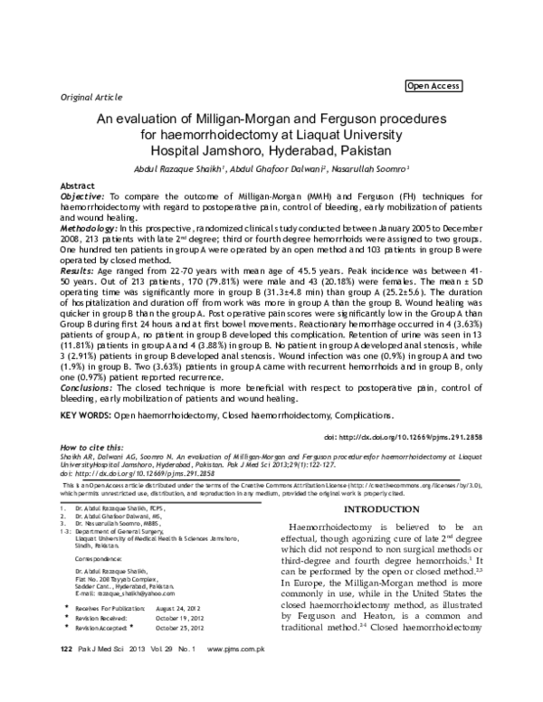 (PDF) An evaluation of Milligan-Morgan and Ferguson procedures for ...