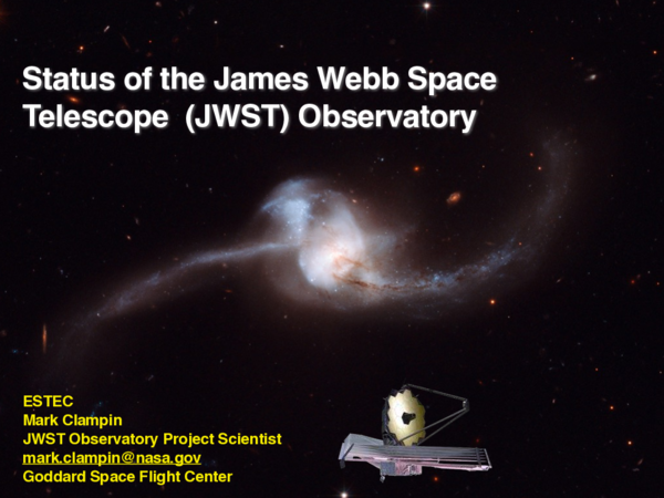 (PDF) Status of the James Webb Space Telescope (JWST)
