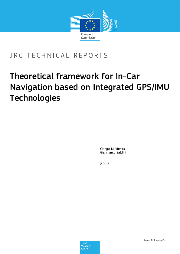 (PDF) Theoretical framework for In-Car Navigation based on Integrated GPS/IMU Technologies ...
