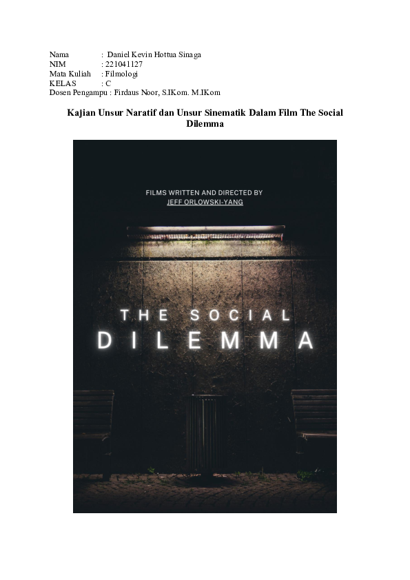 (PDF) Resensi Film The Social Dilemma