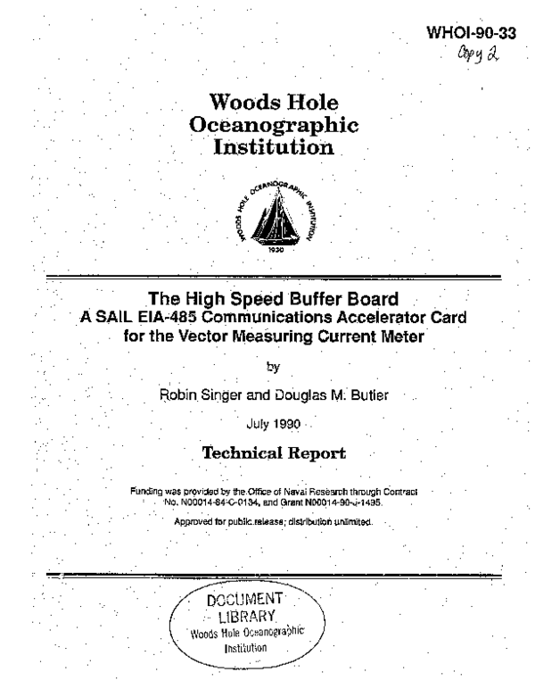 (PDF) The high speed buffer board : a SAIL EIA-485 communications accelerator card for the ...