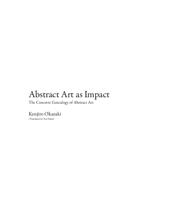 (PDF) The Concrete Genealogy of Abstract Art