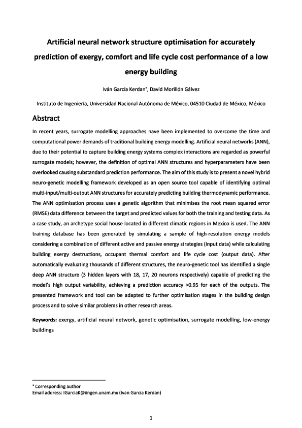 (PDF) Artificial neural network structure optimisation for accurately prediction of exergy ...