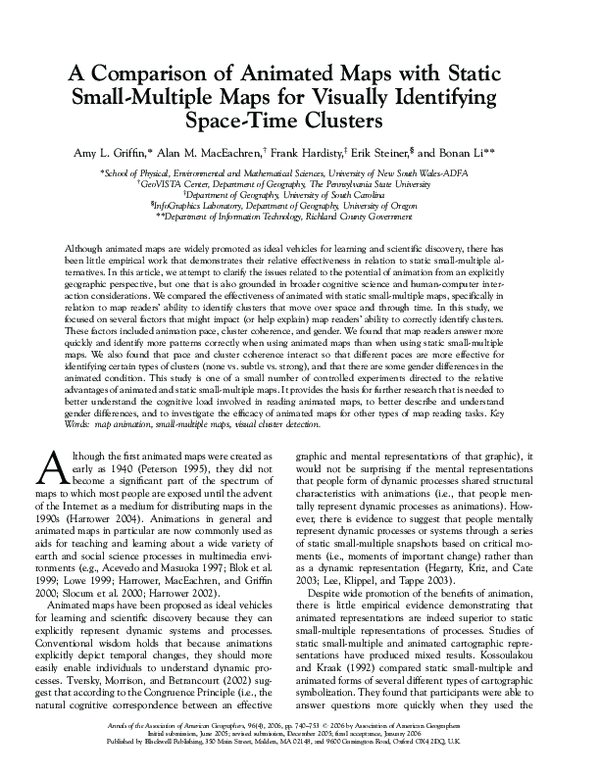 (PDF) A Comparison of Animated Maps with Static Small-Multiple Maps for ...