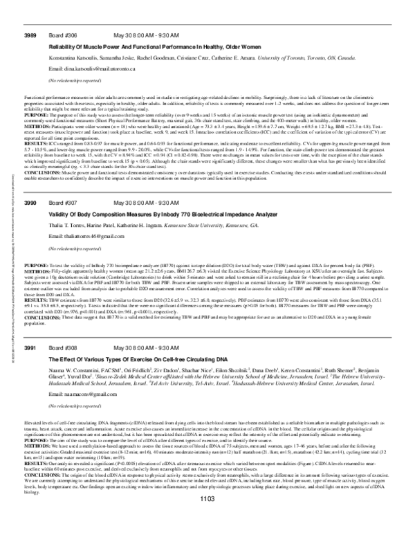 (PDF) Validity Of Body Composition Measures By Inbody 770 Bioelectrical ...