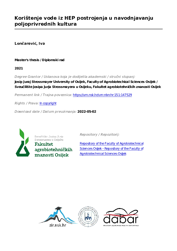 (PDF) Utilization of water from HEP intustrial in irrigation of ...