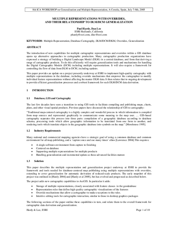 (PDF) Multiple Representations with Overrides, and Their Relationship to DLM/DCM Generalization