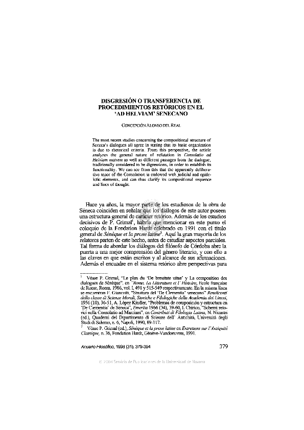 (PDF) Digresión o transferencia de procedimientos retóricos en el "Ad ...