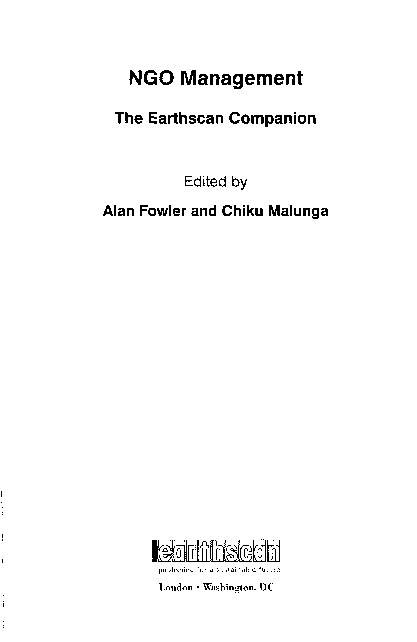 (PDF) NGO Management