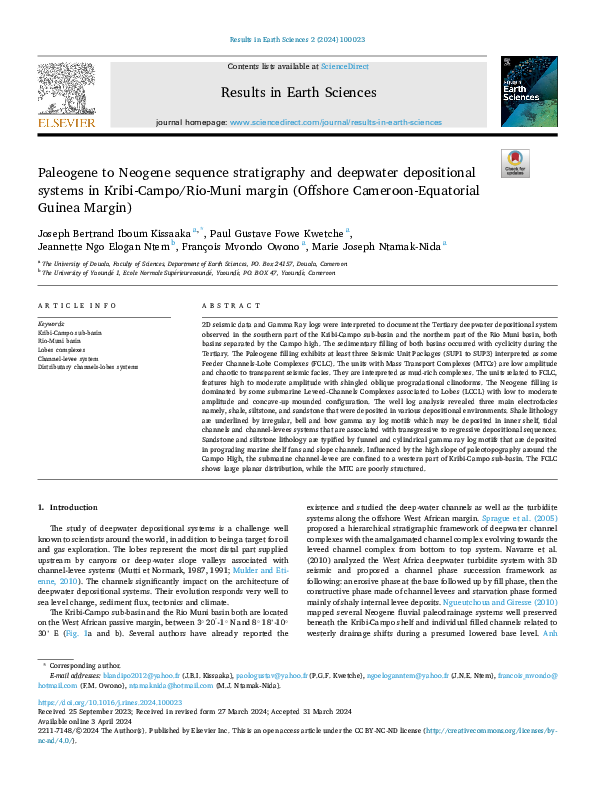 (PDF) Paleogene to Neogene sequence stratigraphy and deepwater ...