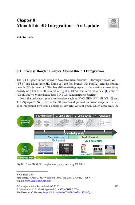 (PDF) Monolithic 3D Integration—An Update