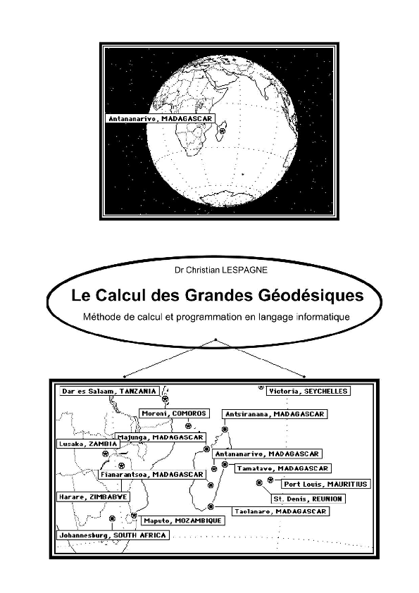 (PDF) Calcul des Grandes Géodésiques sur l'Ellipsoïde terrestre
