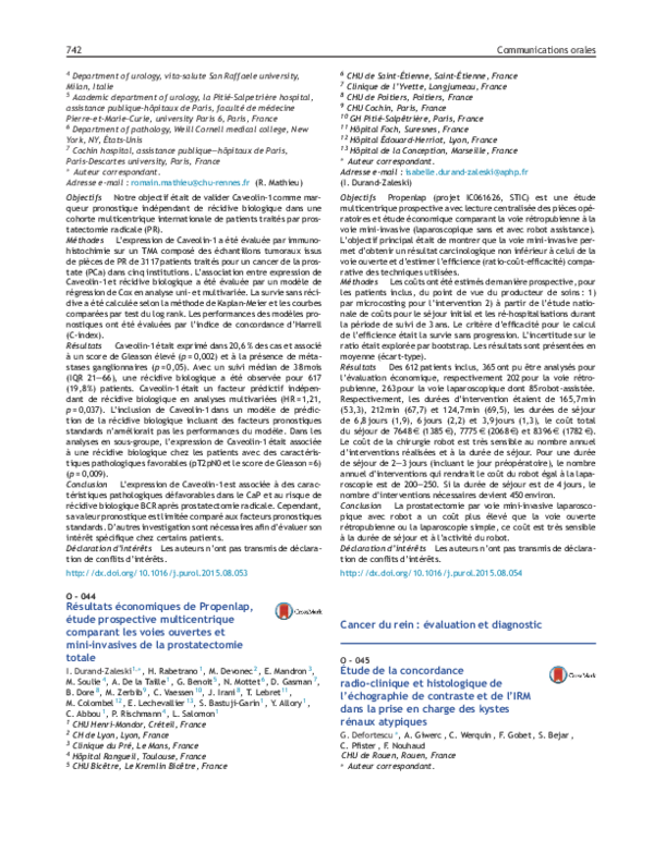 (PDF) Étude de la concordance radio-clinique et histologique de l ...