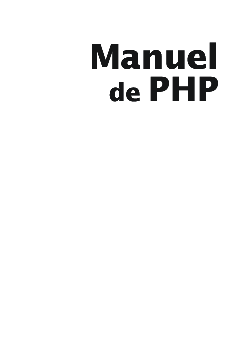 (PDF) Feuilletage PHP