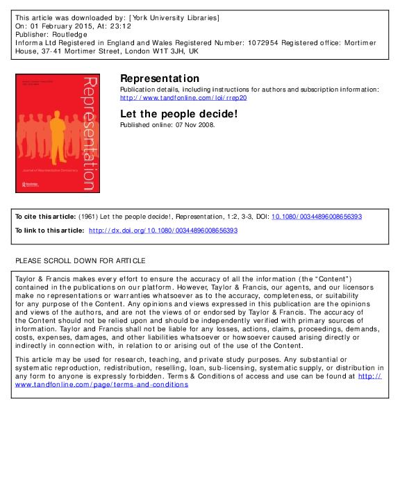 (PDF) Let the people decide