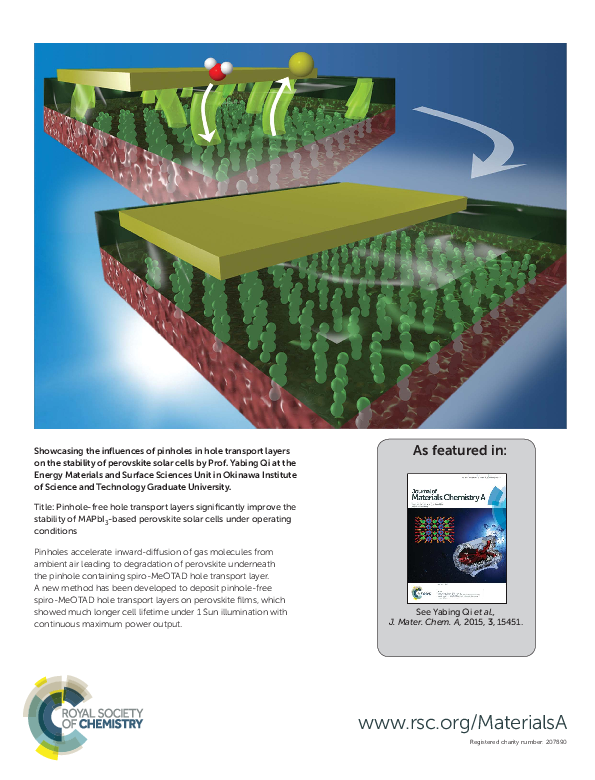 (PDF) Pinhole-free hole transport layers significantly improve the ...