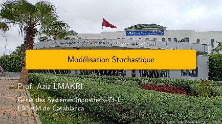 (PDF) Modélisation Stochastique pour Génie des Systèmes Industriels–CI1