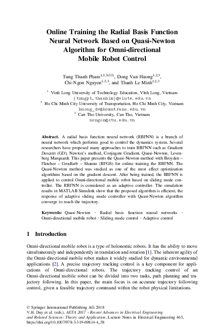 (PDF) Online Training the Radial Basis Function Neural Network Based on Quasi-Newton Algorithm ...