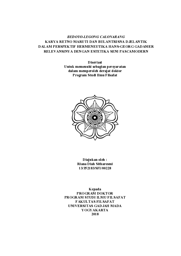 (PDF) Bedoyo-Legong Calonarang Karya Retno Maruti dan Bulantrisna ...