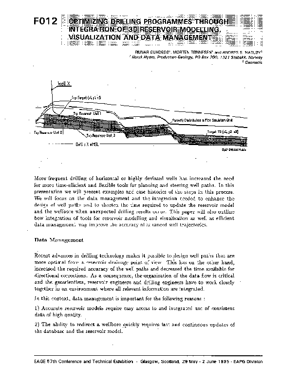 (PDF) Optimizing Drilling Programmes through Integration of 3D ...