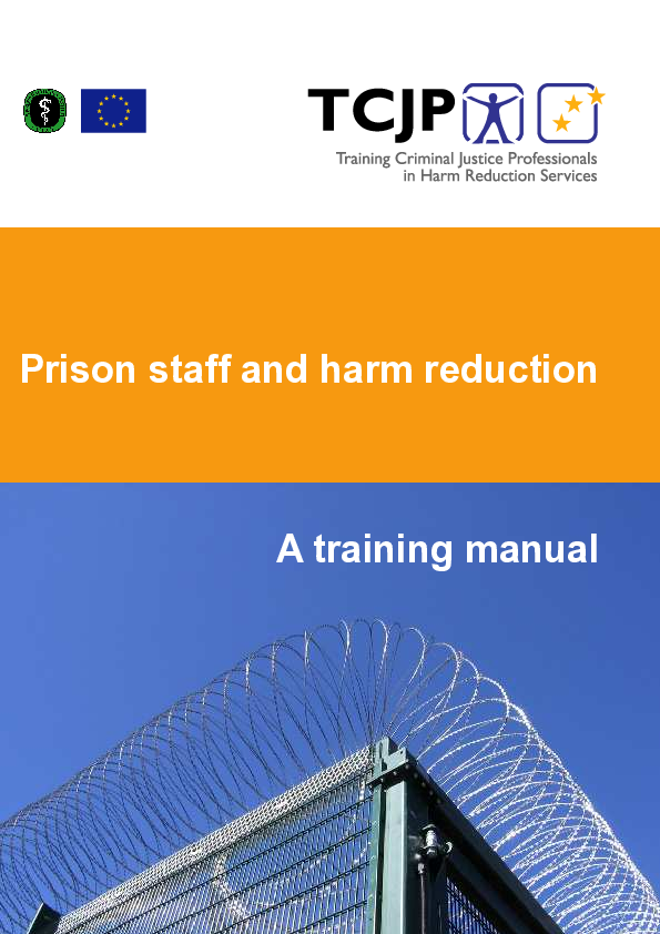 (PDF) Prison staff and harm reduction: a training manual