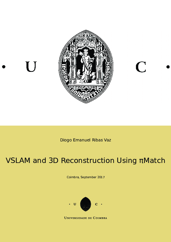 (PDF) VSLAM and 3D Reconstruction Using πMatch