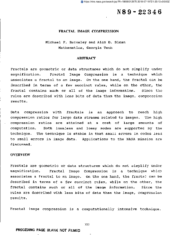 (PDF) Fractal Image Encoding
