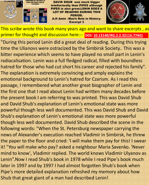 (PDF) DAVID SHUB was much bigger intellectually than PIPES although ...