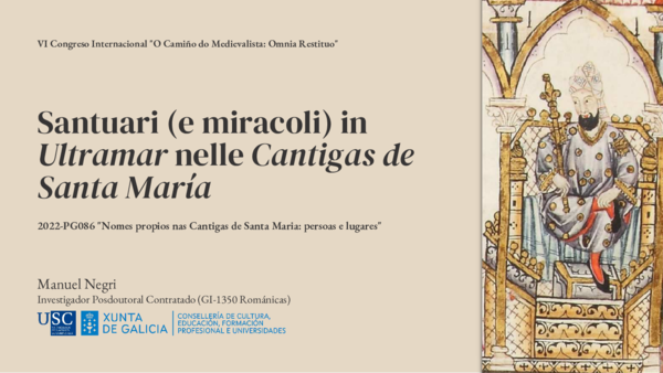 (PDF) Santuari (e miracoli) in Ultramar nelle Cantigas de Santa María