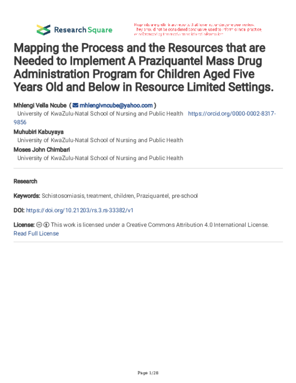 (PDF) Mapping the Process and the Resources that are Needed to ...
