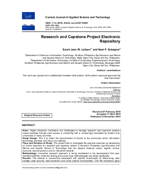 (PDF) Capstone project