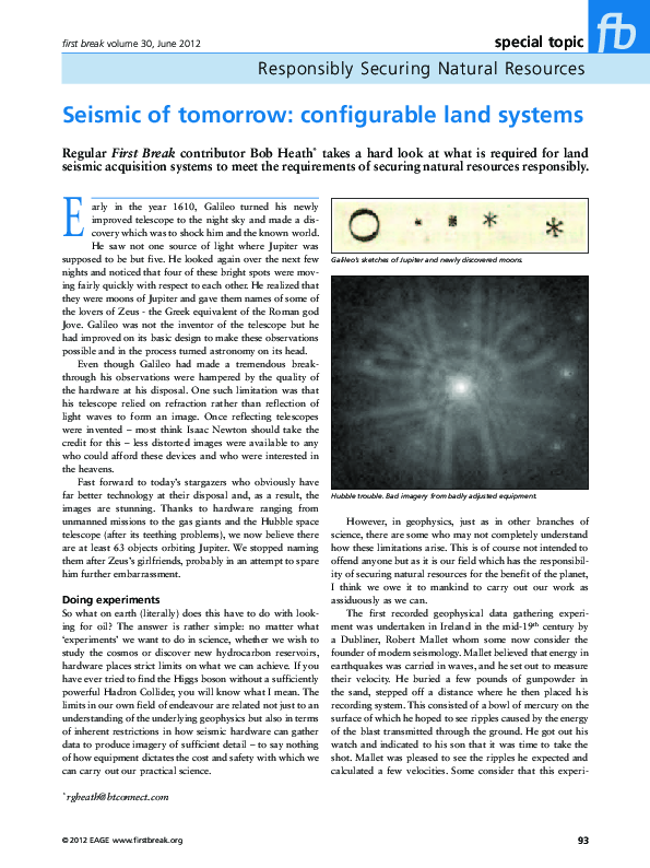 (PDF) Seismic of tomorrow: configurable land systems