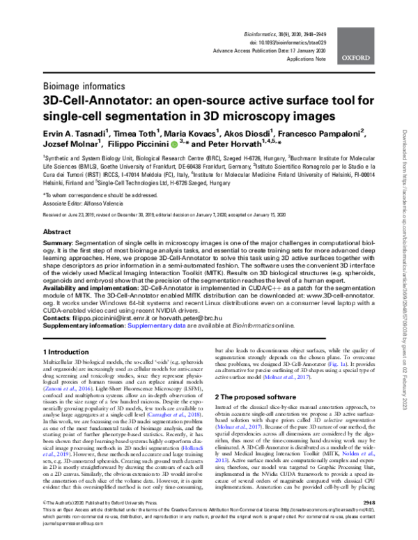 (PDF) 3D-Cell-Annotator: an open-source active surface tool for single-cell segmentation in 3D ...