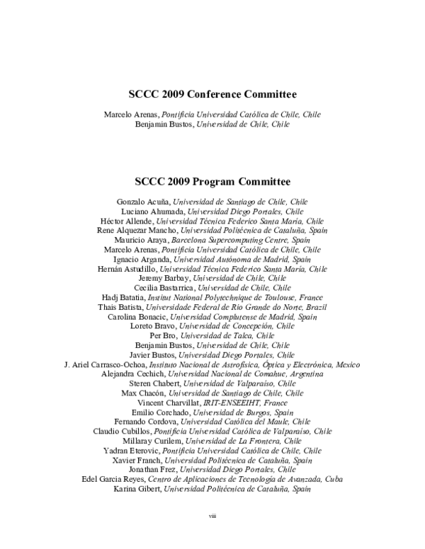 (PDF) Conference and Program Committees