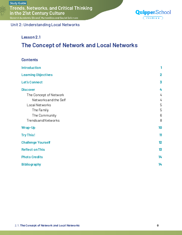 (PDF) Unit 2: Understanding Local Networks