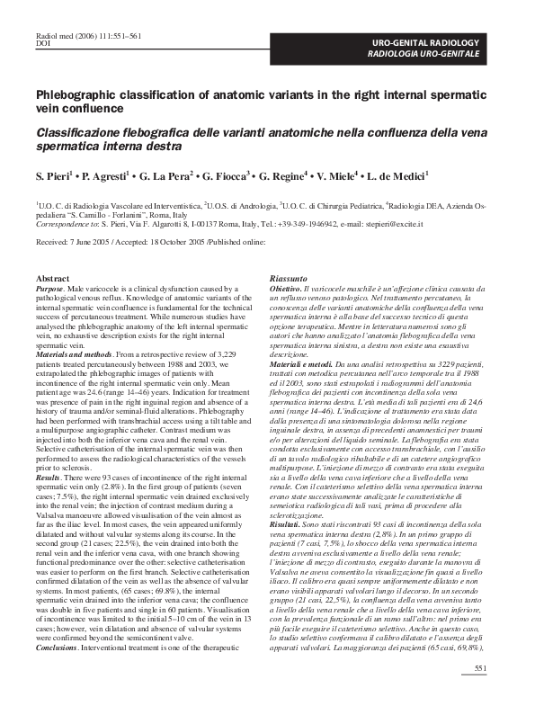 (PDF) Phlebographic classification of anatomic variants in the right ...