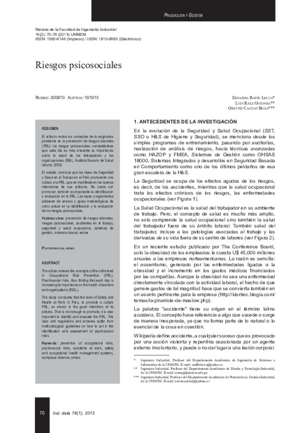 (PDF) Riesgos psicosociales