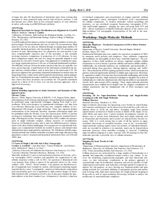 (PDF) Bispectral Invariants for Image Classification and Alignment in CryoEM