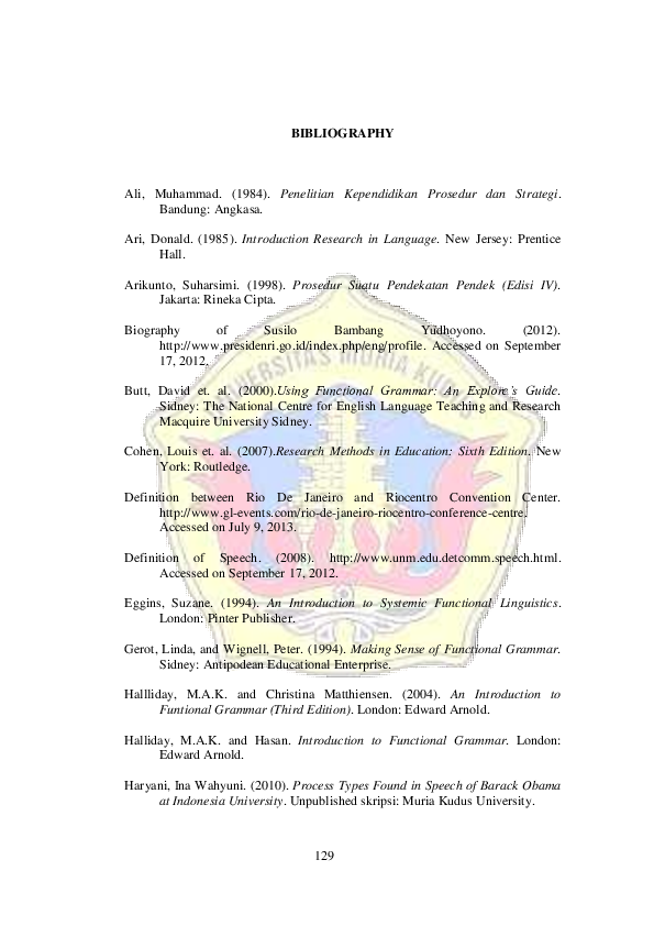 (PDF) Process Types Found in Speech of Susilo Bambang Yudhoyono at the ...