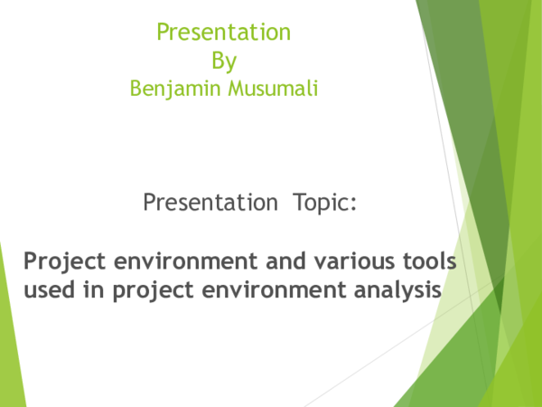 (PDF) Project environment and various tools used in project environment ...