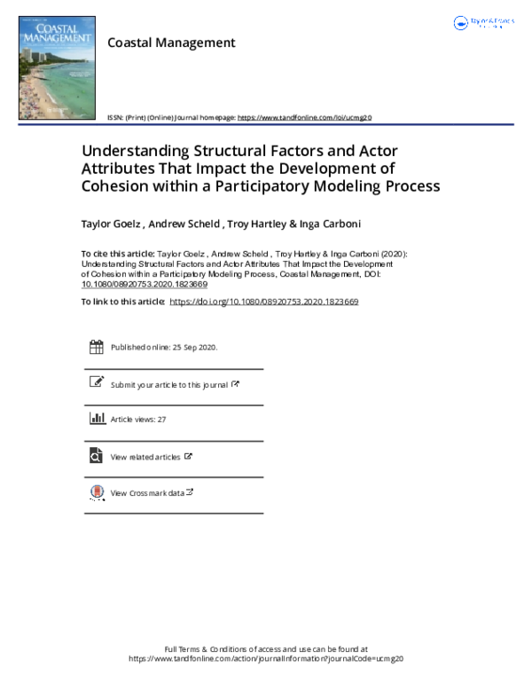 (PDF) Understanding Structural Factors and Actor Attributes That Impact ...