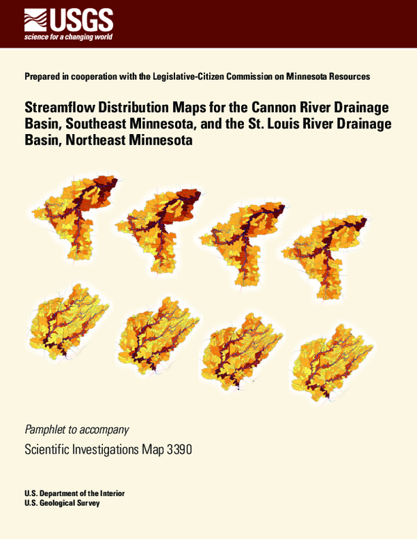 (PDF) Streamflow distribution maps for the Cannon River drainage basin ...