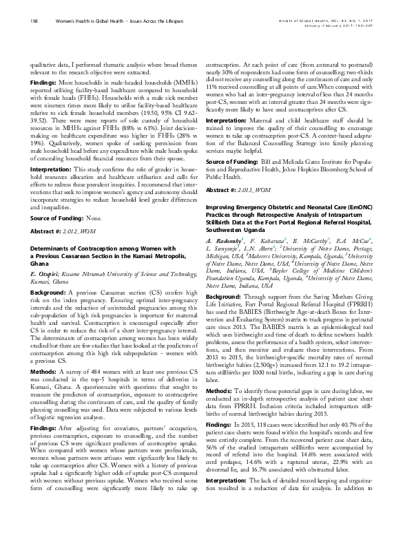 (PDF) Improving Emergency Obstetric and Neonatal Care (EmONC) Practices ...