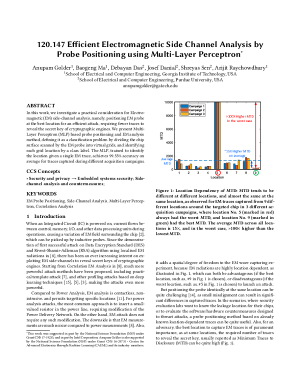 (PDF) 120.147 Efficient Electromagnetic Side Channel Analysis by Probe ...