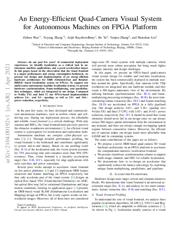 (PDF) An Energy-Efficient Quad-Camera Visual System for Autonomous ...