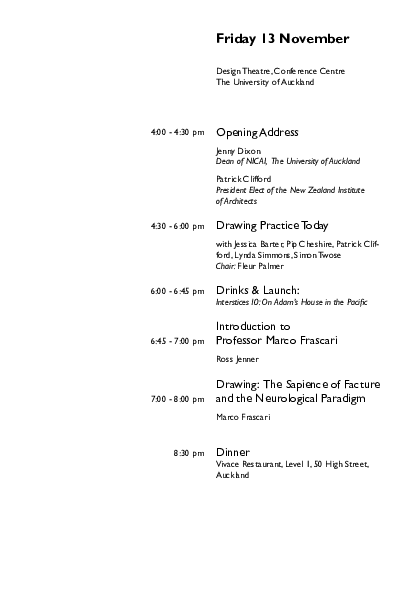 (PDF) 2009 Interstices Under Construction Symposium: The Traction of ...