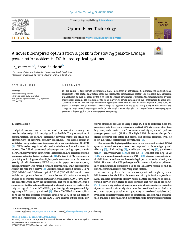 (PDF) A novel bio-inspired optimization algorithm for medical image restoration using Enhanced ...