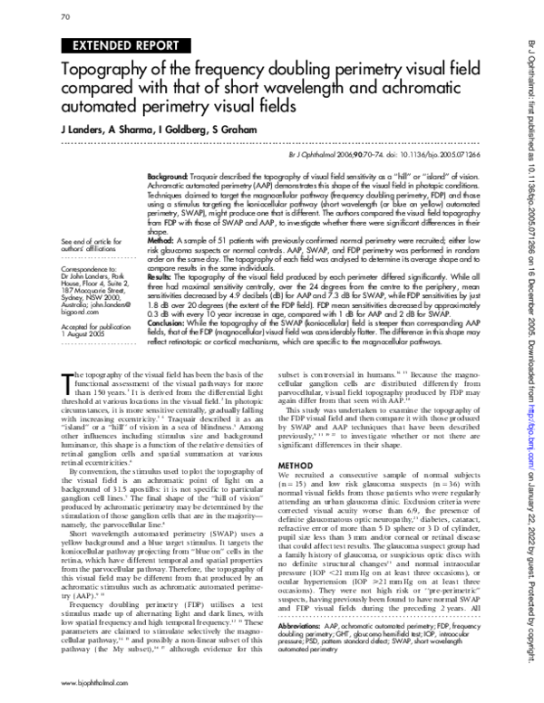 (PDF) Topography of the frequency doubling perimetry visual field ...