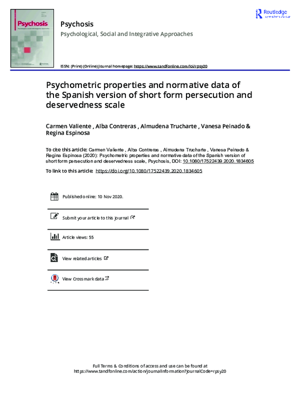 (PDF) Psychometric properties and normative data of the Brazilian ...